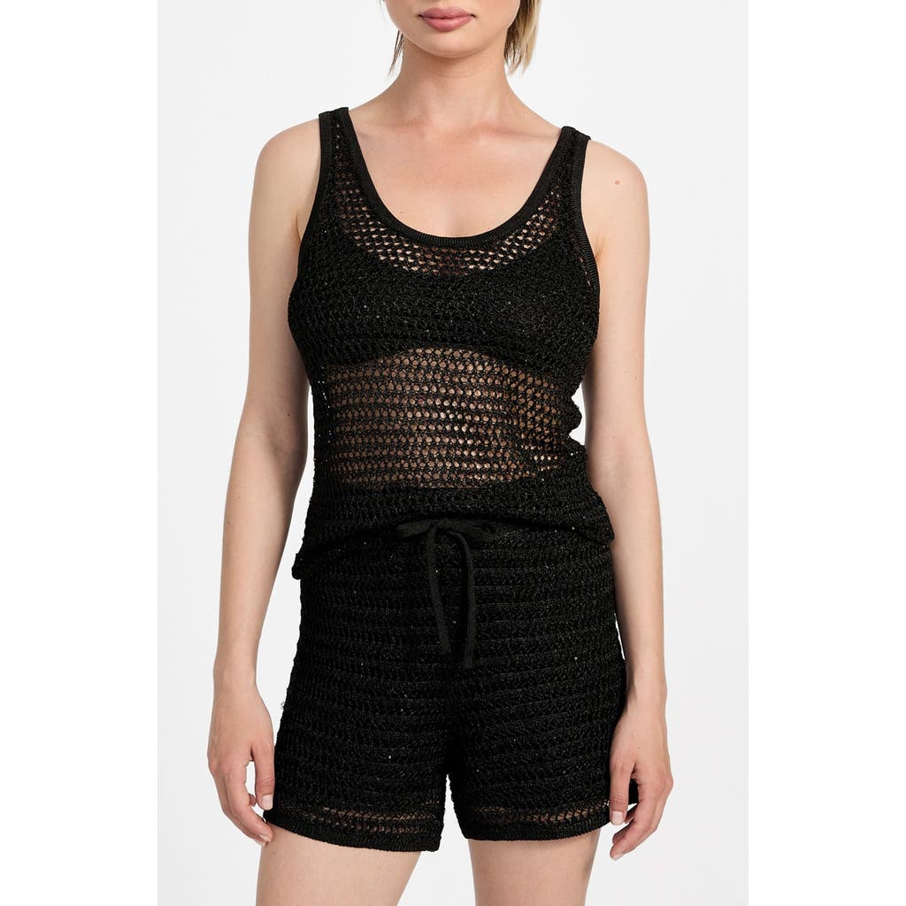 GUESS Ava Open Stitch Tank